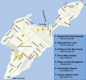 Put-in-Bay Island Map | Find Your Way Around Put-in-Bay Island